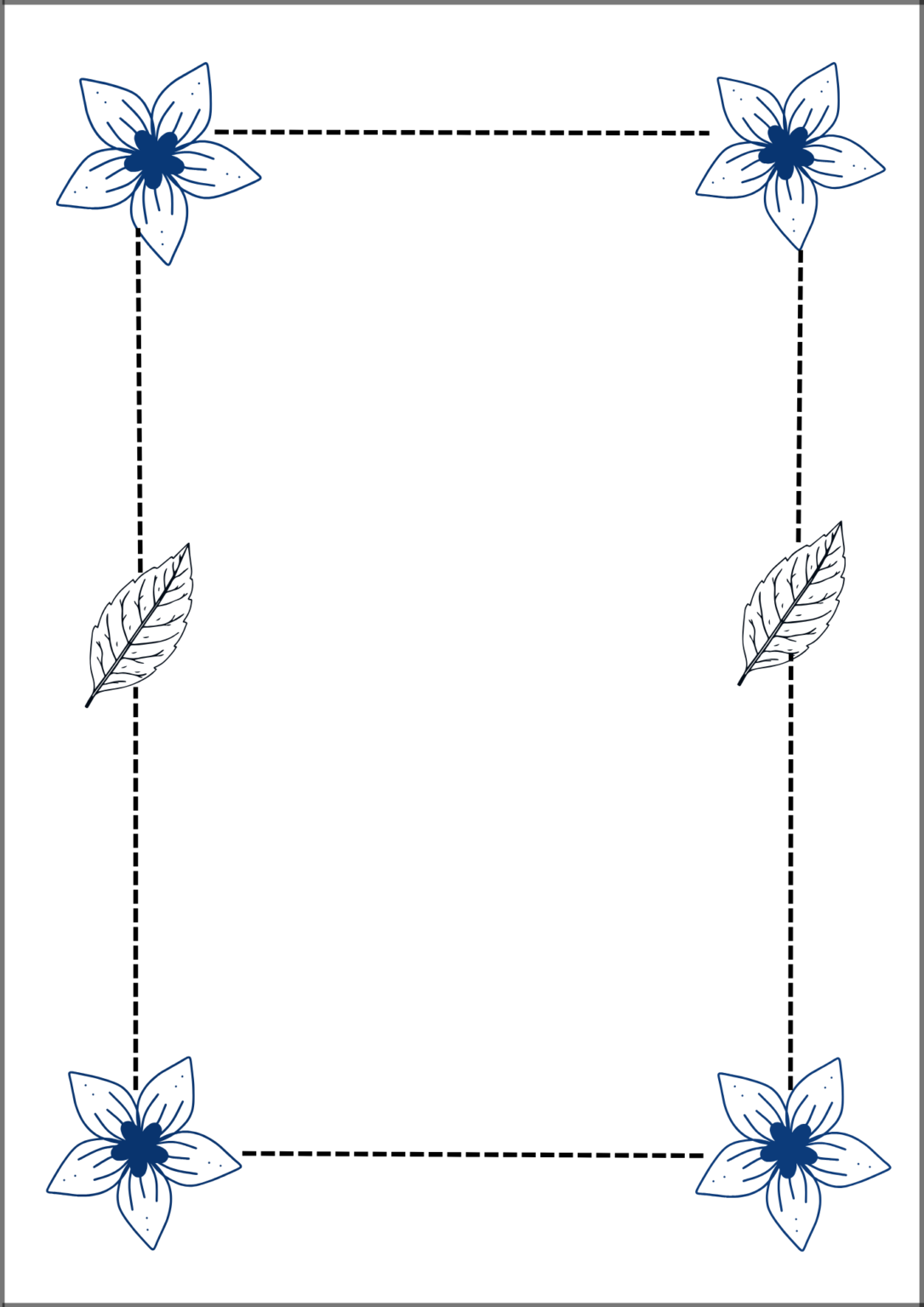 School Project Front Page Border Design For Project | My Project Design