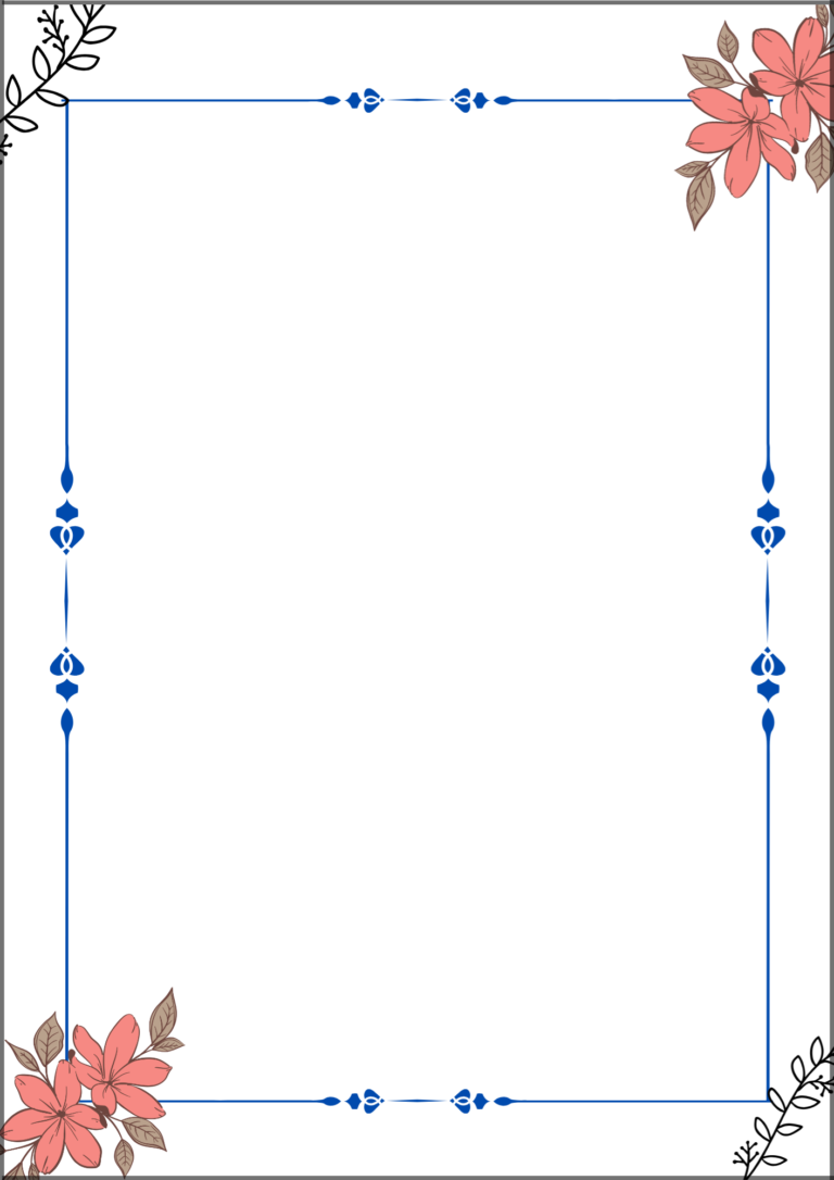 School Project Front Page Border Design For Project | My Project Design